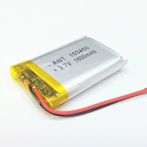 Аккумулятор Li-Pol 103450 (батарея) 10*34*50мм 2pin 3.7V/1800mAh