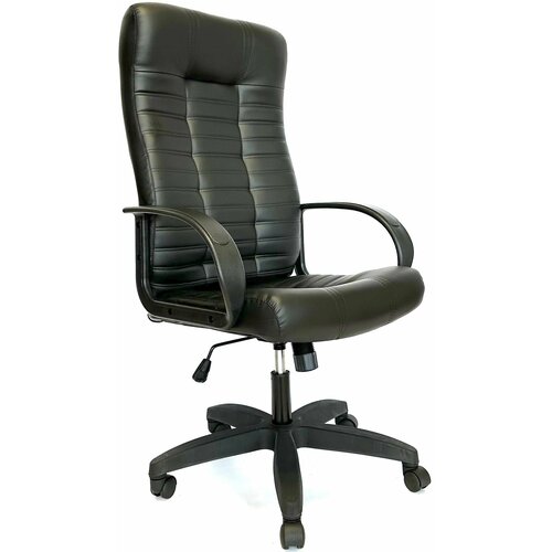 Компьютерное кресло StylChairs Атлант Ультра офисное, обивка: экокожа, цвет: черный