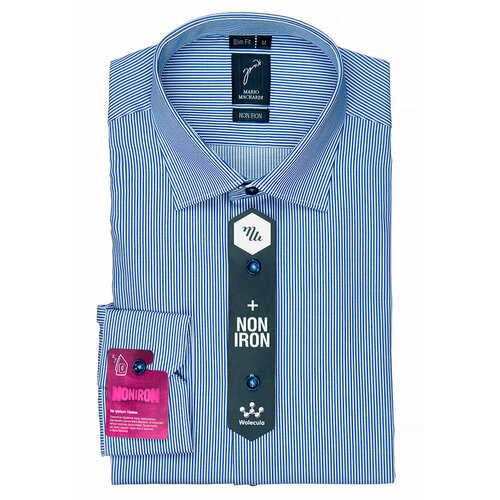 Рубашка Mario Machardi, размер 2XL/M, голубой