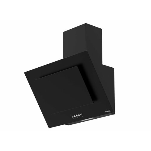 Вытяжка наклонная GRAVITA 632bg, 60 см, черное стекло (угольный фильтр LC6 в комплекте)