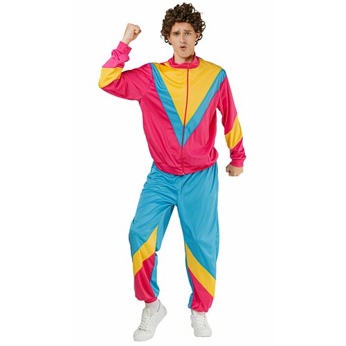 Карнавальный костюм спортивный ретро в стиле 80-х мужской