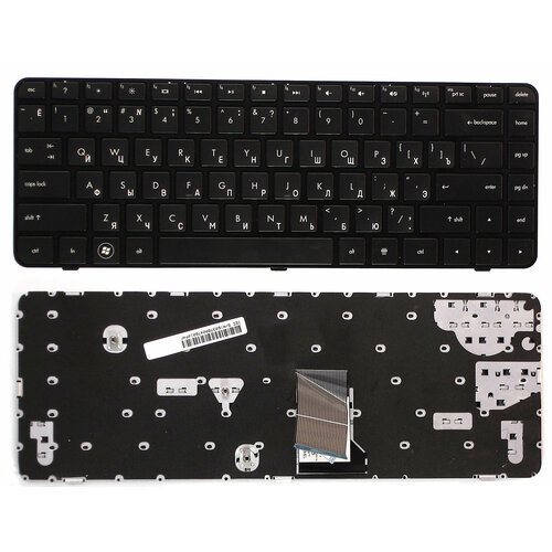 Клавиатура для ноутбука HP Pavilion dm4-1301sg черная с рамкой