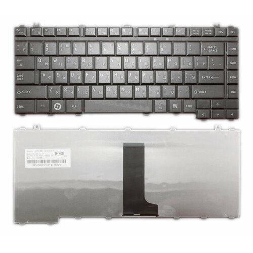 Клавиатура для ноутбука Toshiba Satellite L455D черная
