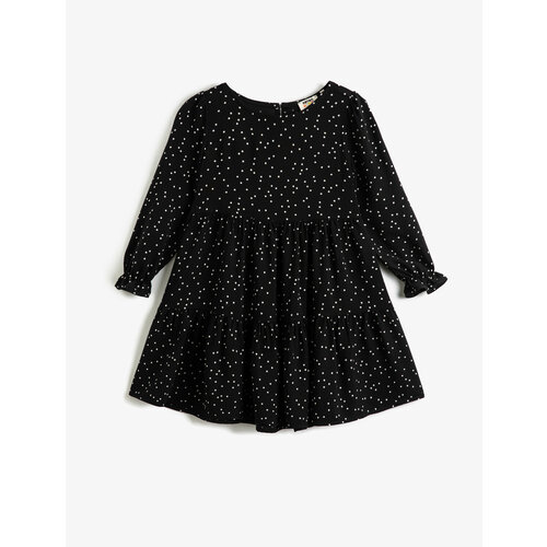 Платье KOTON, размер 7-8 лет, черный