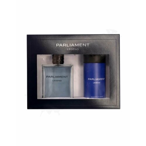 Parfums Genty Мужской Parliament Legend Набор: туалетная вода (edt) 100мл, дезодорант-спрей (spray) 150мл