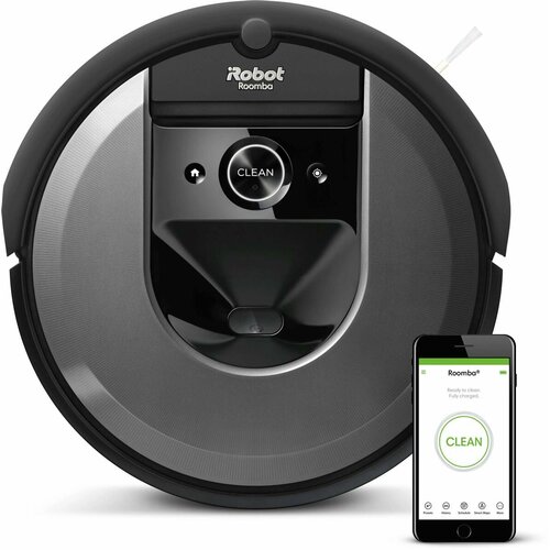 Робот-пылесос iRobot Roomba Combo i8, 55Вт, черный графит [i817040rnd]