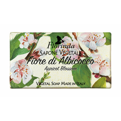 Мыло с ароматом абрикосового цвета Florinda Soap Apricot Blossom /100 мл/гр.