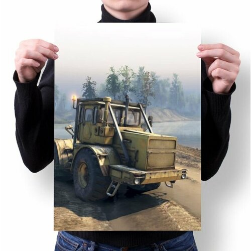 Плакат Spintires, Спинтайрес №7, А4 (29-21 см)
