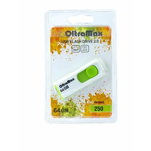 USB флеш накопитель OM-64GB-250-зеленый