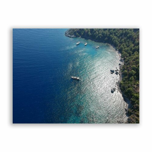 Постер, плакат на бумаге / Природа Турции - Море / Размер 30 x 40 см