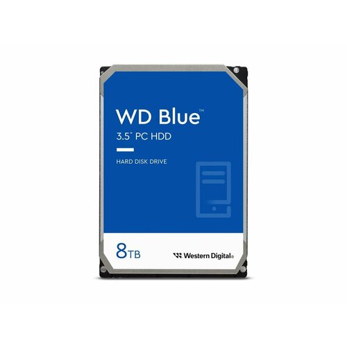 Жесткий диск Western Digital WD Blue 8 ТБ CMR 256 МБ кэш NAS (WD80EAAZ)