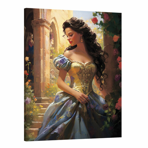 Интерьерная картина 50х70 "Пленительная принцесса"