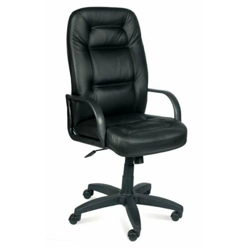 Компьютерное кресло Ника PL офисное, обивка: искусственная кожа, цвет: черный