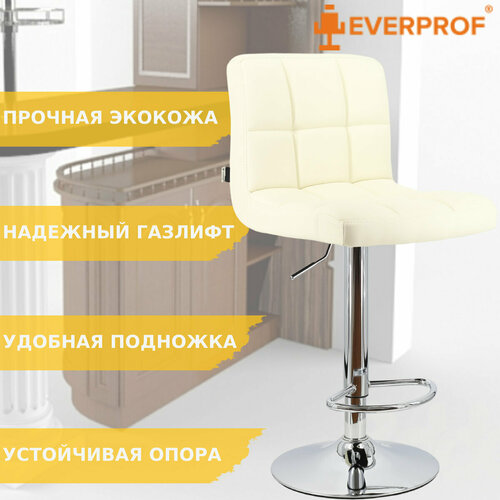 Everprof Барный стул Everprof Asti Экокожа Кремовый