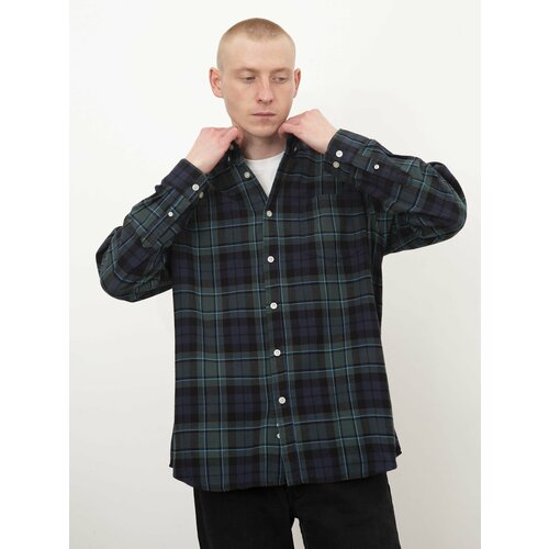 Рубашка Street Soul, размер 165 Sзеленый, черный