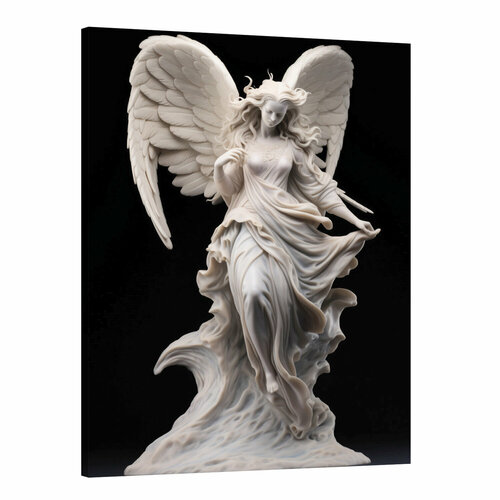 Интерьерная картина 50х70 "Ангел на обрыве"