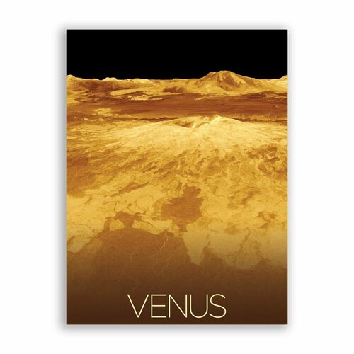 Постер, плакат на бумаге / NASA (Коллекция Постеров) - Venus / Венера / Размер 30 x 40 см