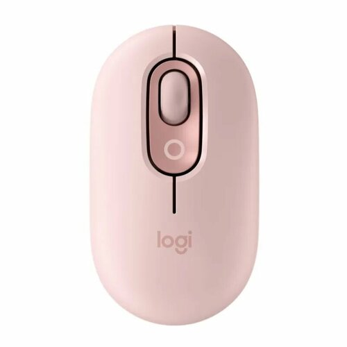 Беспроводная мышь Logitech Pop, Pink