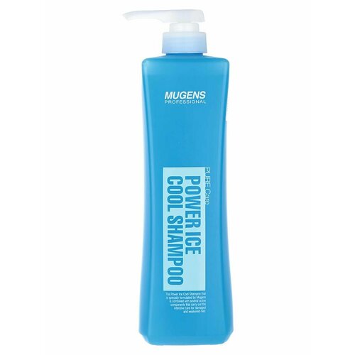Шампунь для волос охлаждающий Mugens Power Ice Cool Shampoo 1000гр, WELCOS