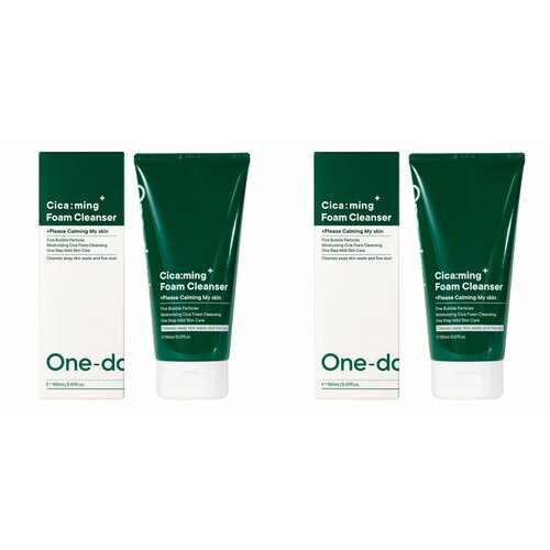 Пенка для умывания One-day’s you с центеллой, Cica Ming Foam Cleanser, 150 мл, 2 шт