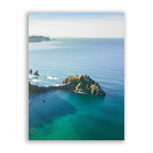 Постер, плакат на бумаге / Природа Испании - Море / Размер 40 x 53 см