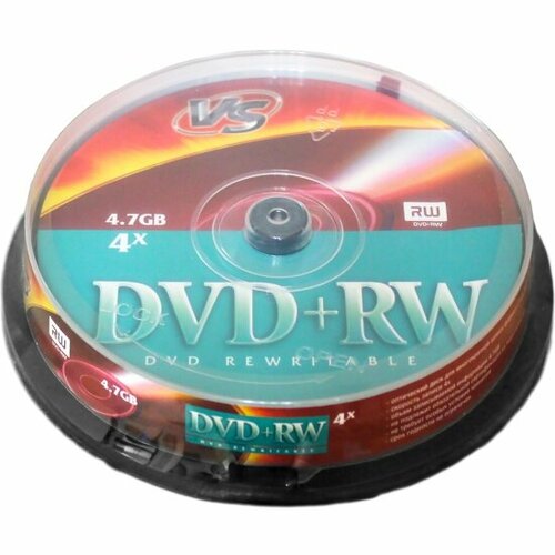 Диск VS DVD+RW 4,7 GB 4x CB/10