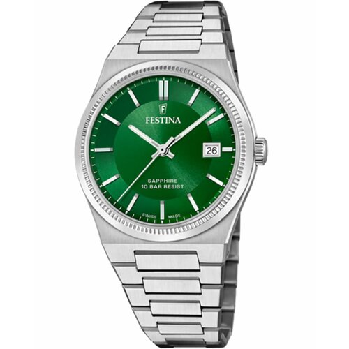 Наручные часы FESTINA F20034/3, серебряный, зеленый
