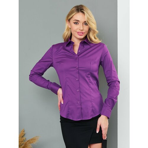Рубашка BAWER, размер 5XL, фиолетовый
