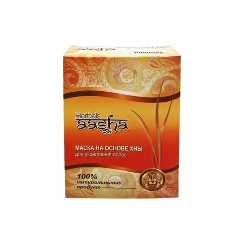 Aasha /Маска для укрепления волос/ на основе Хны/ 80г/Индия