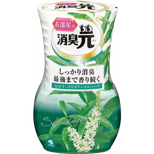 Kobayashi Oheyano Shoshugen Жидкий дезодорант для комнаты с ароматом вербены, мускуса и цитрусовых 400 мл