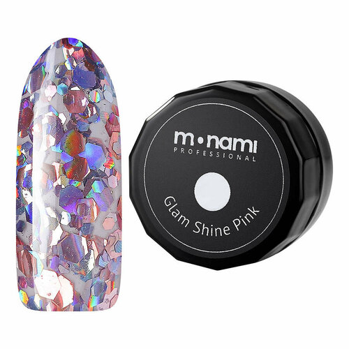 Гель-лак Monami Professional Glam Shine Pink, 5г