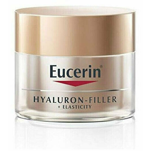 Eucerin Hyaluron-Filler + Elasticity Night Cream Ночной антивозрастной крем для разглаживания морщин и повышения упругости кожи