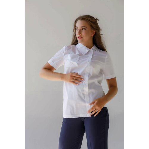 Блуза  FEERIA, размер 52, белый