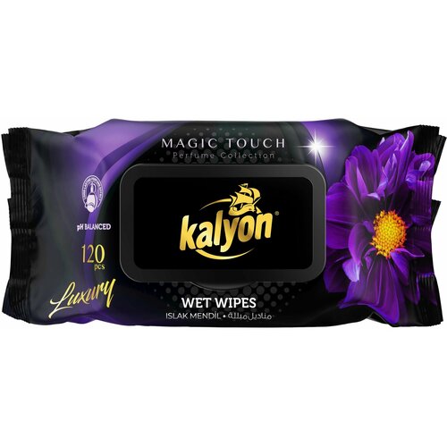 Влажные салфетки Kalyon Luxury Magic Touch, 120шт