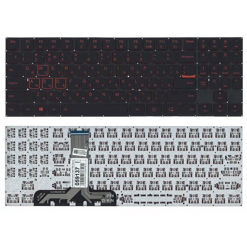 Клавиатура для Lenovo Legion Y720 черная без рамки