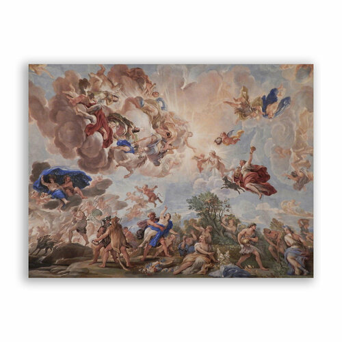 Картина на холсте, репродукция / Тициан - Assumption of the Virgin / Размер 40 x 53 см