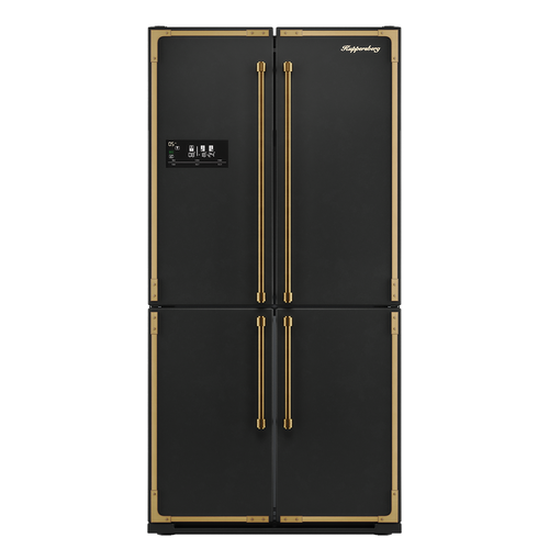 Холодильник Kuppersberg NMFV 18591 BK Bronze, черный/бронза