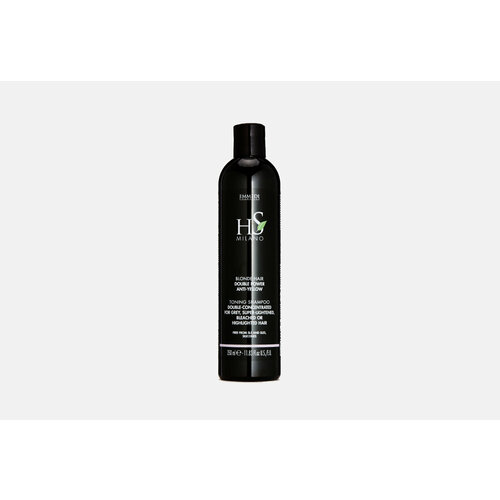 Шампунь для светлых и обесцвеченных волос с двойным пигментом HS Milano SHAMPOO BLONDE HAIR DOUBLE POWER ANTI-YELLOW /350 мл