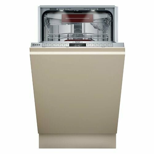 Встраиваемая посудомоечная машина NEFF S857ZMX03E, узкая, ширина 44.8см, полновстраиваемая, загрузка 10 комплектов