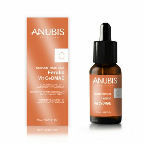 Концентрат феруловая кислота с витамином С и дмаэ 20 мл ANUBIS Concentrate Ferulic Vit C + DMAE/20 мл