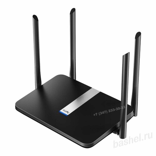 Беспроводной интернет-роутер двухдиапазонный гигабитный CUDY X6 (Wi-Fi: 802.11a/b/g/n/ac, 574 + 1201 Мбит/с, коммут. Eth электротовар