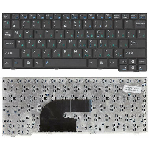 Клавиатура для ноутбука Asus Eee PC MK90H, русская, черная