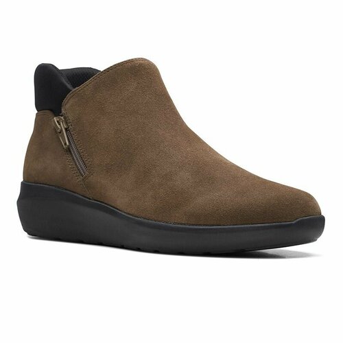 Полуботинки Clarks, размер 38, зеленый