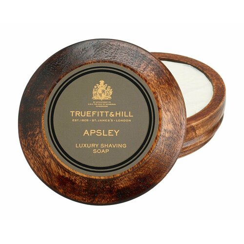 Мыло для бритья в деревянной чаше / Truefitt&Hill Apsley Luxury Shaving Soap In Wooden Bowl