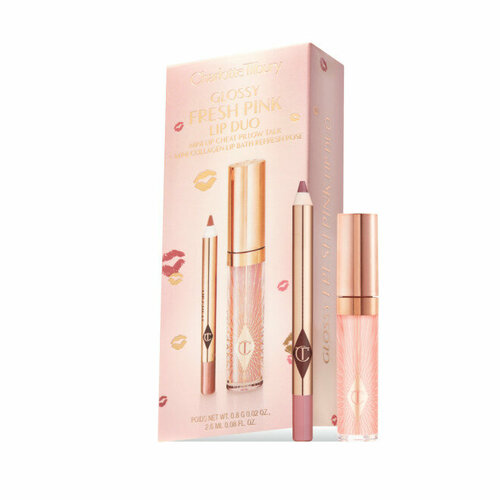 Набор для губ Charlotte Tilbury GLOSSY LIP DUO FRESH PINK