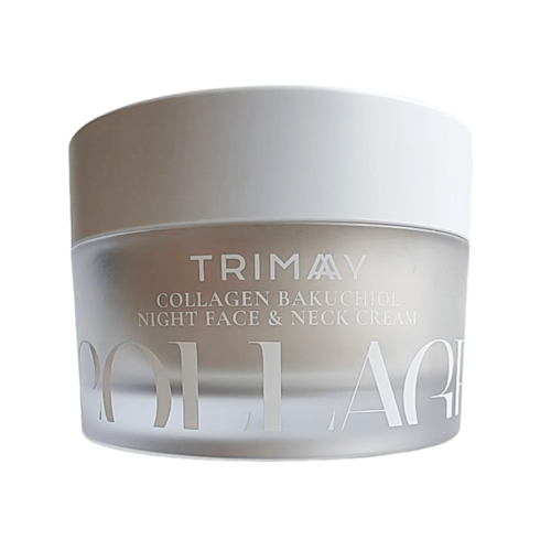 Ночной крем для лица и шеи с бакучиолом Trimay Collagen Bakuchiol Night Face & Neck Cream