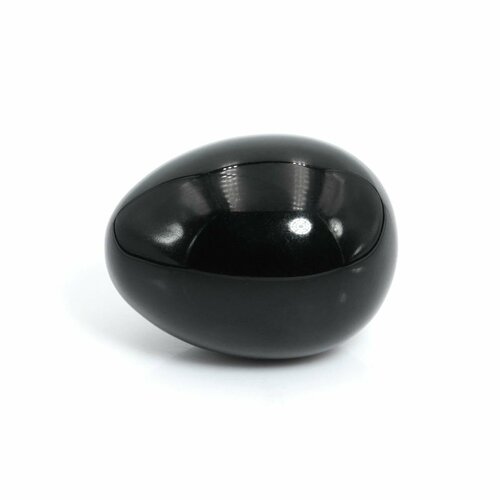 Яйцо из натурального камня "Черный Обсидиан" (4 см)