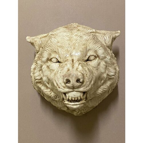 Настенная Скульптура "Голова Волка"
