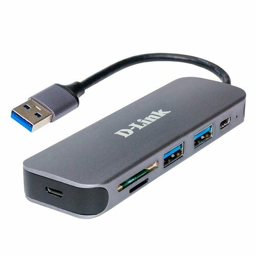 Концентратор D-Link DUB-1325 с разъемом USB 3.0 Type-A (DUB-1325/A2A)