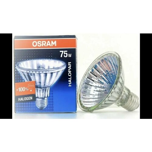 Лампа галогенная с отражателем OSRAM Halopar 30 ALU 64841 FL 75w E27